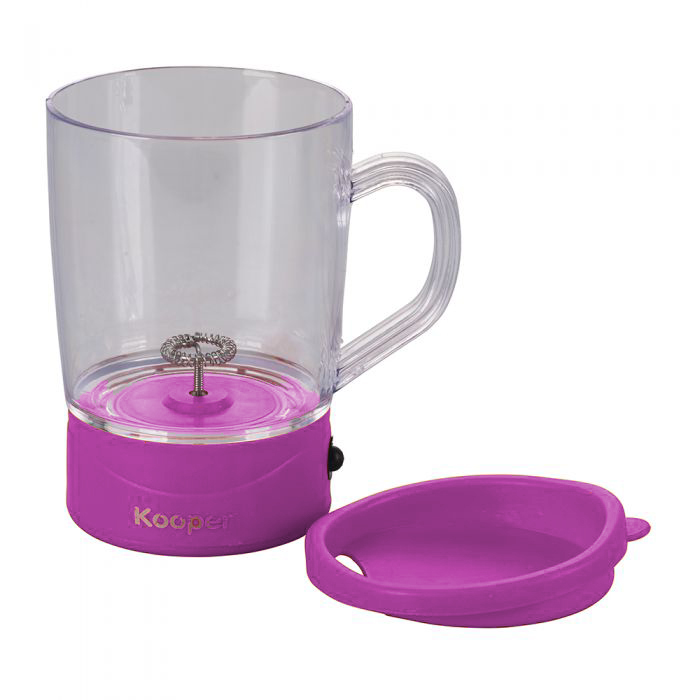Cappuccinatore Elettrico Kooper Rosa - Bidoo